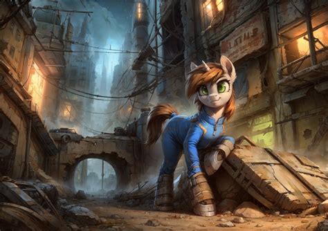 babepip mlp neuroart mlp fallout mlp art my babe pony Мой маленький пони