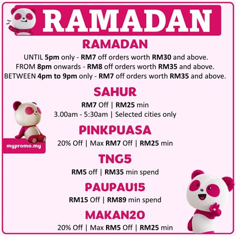 Foodpanda Voucher For Ramadan Mypromo My