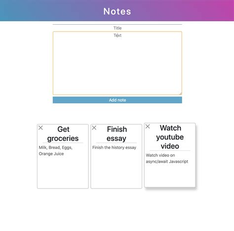 GitHub Armeono Notes App In Angular Notes App Created In Angular Using Node Js For Backend