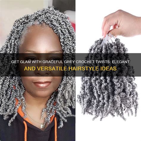 Get Glam With Graceful Grey Crochet Twists Elegant And Versatile