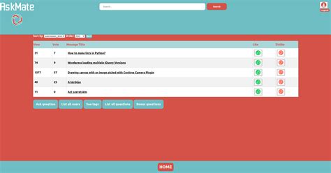 GitHub CodecoolGlobal Ask Mate 3 Python Takacsberni