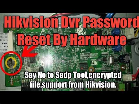 Hikvision Dvr And Nvr Administrator Password Reset Tutorial 56 Off