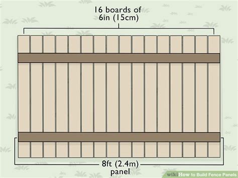 Simple Ways To Build Fence Panels Steps With Pictures