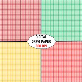 Colorful Graph Paper Clip Art Different Colors Graph Paper By Driss Bouhou