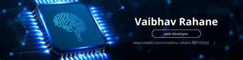 Vaibhav Rahane On Linkedin Internship Webdevelopment Portfolio Html Css Javascript