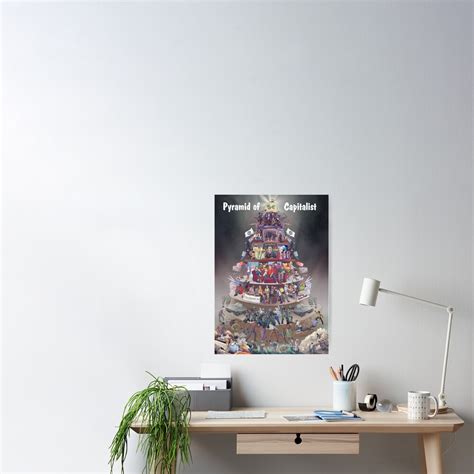 Pyramid Of Capitalist System Poster For Sale By Freshtechnology