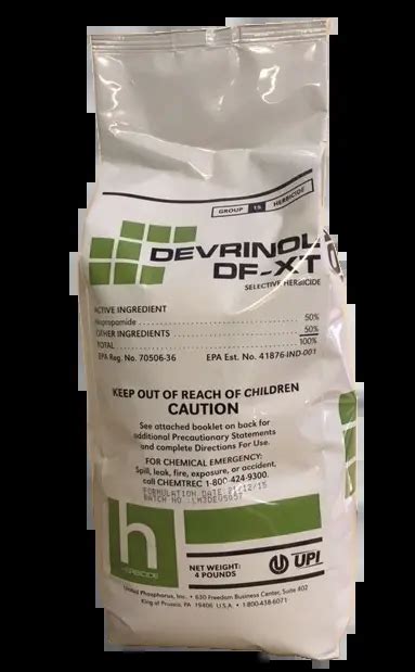 Devrinol Df Xt Herbicide 4 Pound Militello Farm Supply Inc