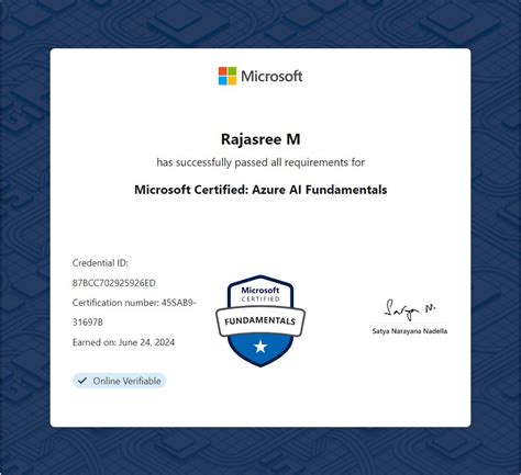 Rajasree M On Linkedin Microsoftcertified Azureai Continuouslearning
