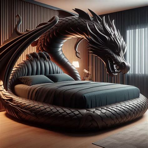 Create A Magical Sleep Experience With A Dragon Shaped Bed