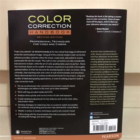 NEW Color Correction Handbook Professional Techniques Video Cinema