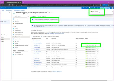 Setup Api Permission On Azure Support Services