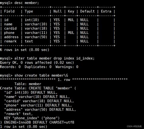 数据库（mysql）之索引mysql Mul Csdn博客