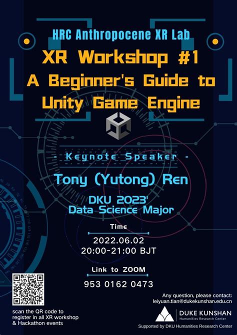 XR WORKSHOP A Beginners Guide To Unity Game Engine DUKE KUNSHAN UNIVERSITY HUMANITIES