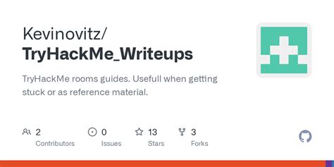 Github Kevinovitztryhackmewriteups Tryhackme Rooms Guides Usefull