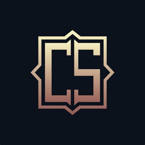 Premium Vector Luxury Initial Cs Monogram Logo Design Elegant Emblem