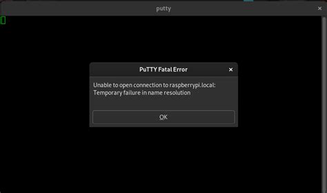putty fatal error r technepal