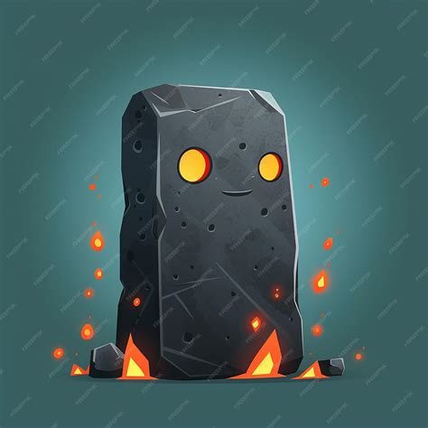 Sunny Iron Cartoon Vector Icon Premium Ai Generated Image