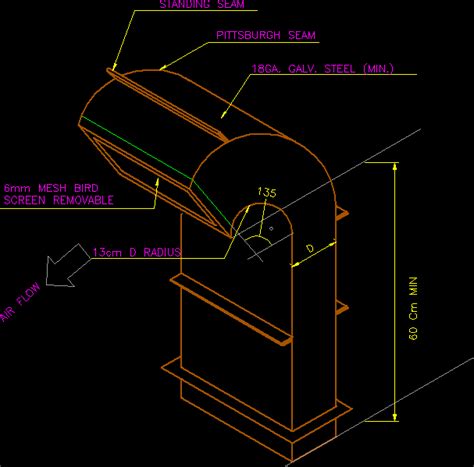 Gooseneck Dwg Detail For Autocad • Designs Cad