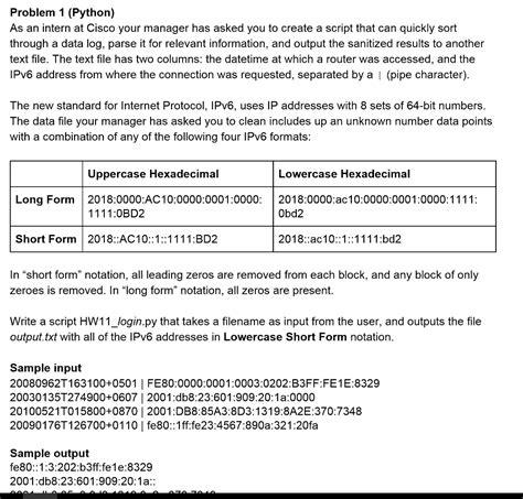solved problem 1 python as an intern at cisco your