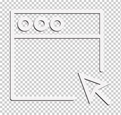 Browser Icon Interaction Set Icon Png Clipart Black White M Browser