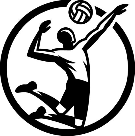 Volleyball Player Spike 36355494 Vector Art At Vecteezy