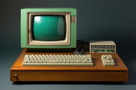 Premium Ai Image A Vintage Computer From The 1970s