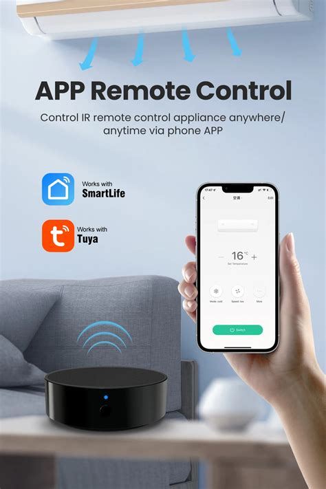 Avatto Tuya Wifi Ir Remote Control Smart Wifi Universal Infrared Work