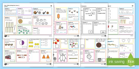 Ks1 Maths Activities Year 1 Maths Activity Pack Twinkl