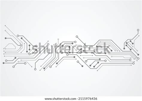 Abstract Digital Background Technology Circuit Board Stock Vector