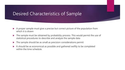 Decision Sciences Sampling Theory And Distribution Pptx