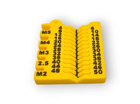 Metric Sorting Gauge For Bolts Screws Nuts M2 M5 And 50mm Etsy Metric Sorting Gauge For Bolts Screws Nuts M2 M5 And 50mm Etsy