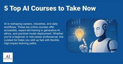 5 Top Ai Courses To Take In 2025 Ai Time Journal Artificial Intelligence Automation Work