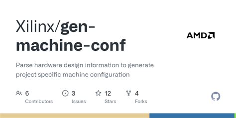 Github Xilinxgen Machine Conf Parse Hardware Design Information To Generate Project Specific