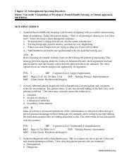 PTS DIF Cognitive Level Apply Application REF Page TOP Nursing Process Course Hero