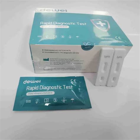 Ce Syphilis Treponema Pallidum Tp Rapid Test Kit Cassette Strip Std Diagnostic Syphilis Rapid