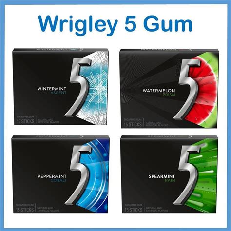 Wrigley 5 Gum 15 Sticks Greenwich Village Farm