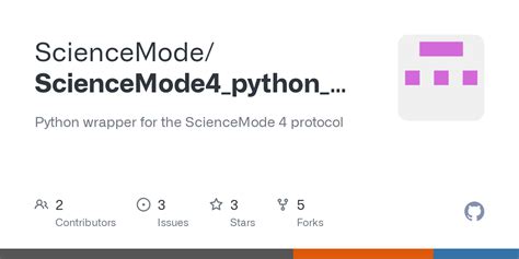 Github Sciencemodesciencemode4pythonwrapper Python Wrapper For