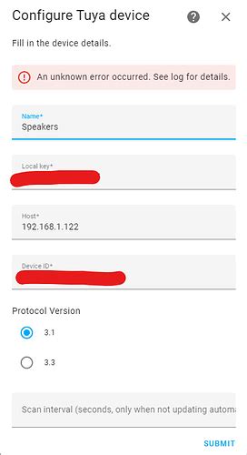 Cannot Add Devices To Local Tuya Configuration Home Assistant Community