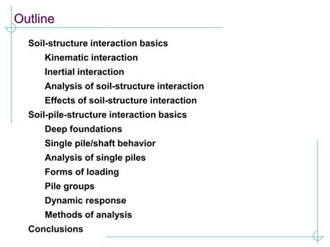 Soil Structure Interaction Ppt