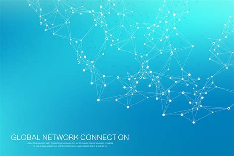 Premium Vector Global Network Connection Concept Vector Illustration