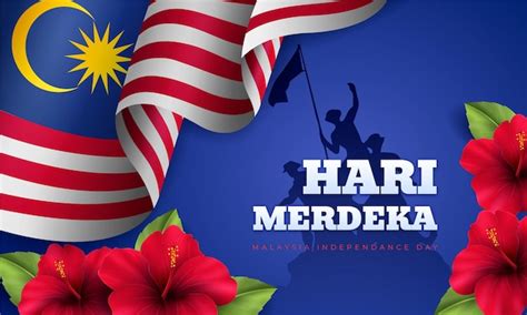 Premium Vector Hari Merdeka Background Design