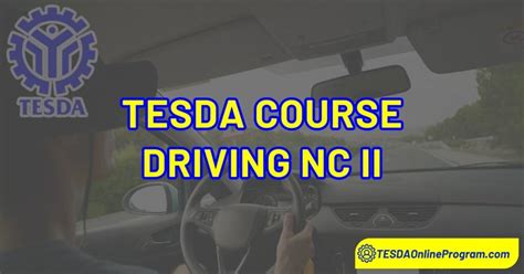 Tesda Driving Courses Tesda Online Program
