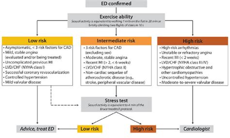 2 Algorithm For Evaluation Of Cardiovascular Risk In Patients With Ed