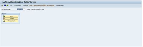 FPARINDPAY1 SAP Tcode Payment Specification Archiving FPARINDPAY1 SAP Tcode Payment Specification Archiving