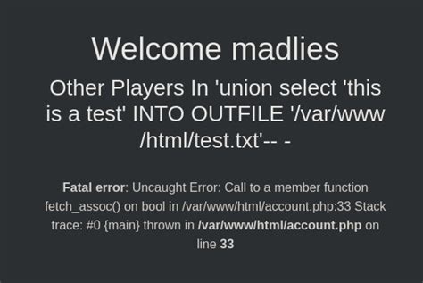 Htb Validation Madlies