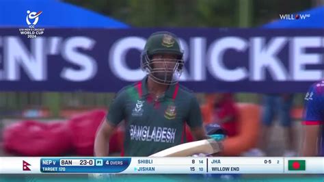 41 Gulsan Jha To Jishan Alam 4 Runss Np19 Vs Ba19 29th Match