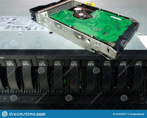 Server Raid Storage Installing Hard Disk Storage Editorial Photography Image Of Drive
