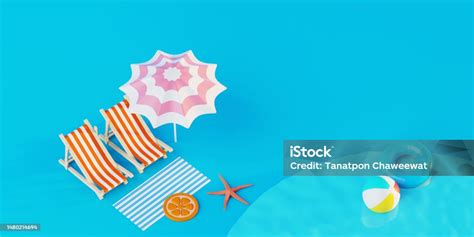 여름 방학 해변 추상 배경 개념 제품 모형 또는 여름 테마 비치 파라솔 모래 의자 풍선 링이 있는 화장품을 위한 최소한의 현실적인 디스플레이 연단 3d 렌더링 0명에 대한