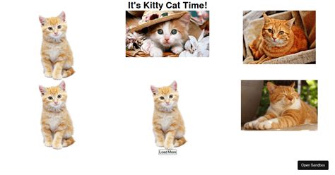 Cat Api Infinite Scroll W Button Click Codesandbox