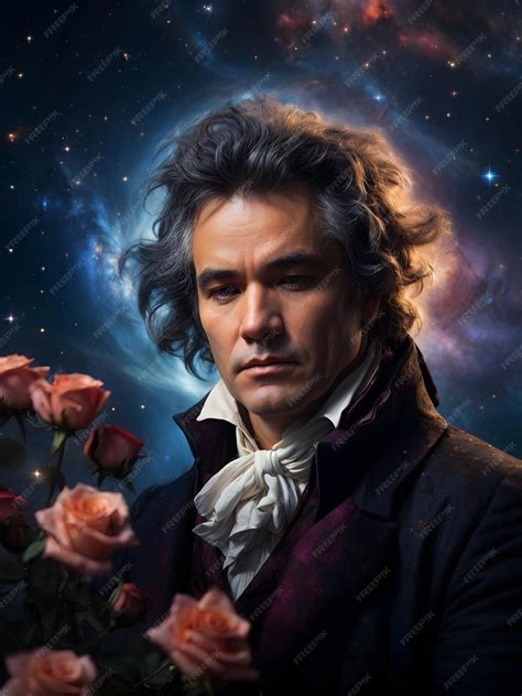 베토벤의 음악 루트비히 반 베토벤 클래식 작곡가 베토벤의 교향곡 베토벤의 피아 프리미엄 사진